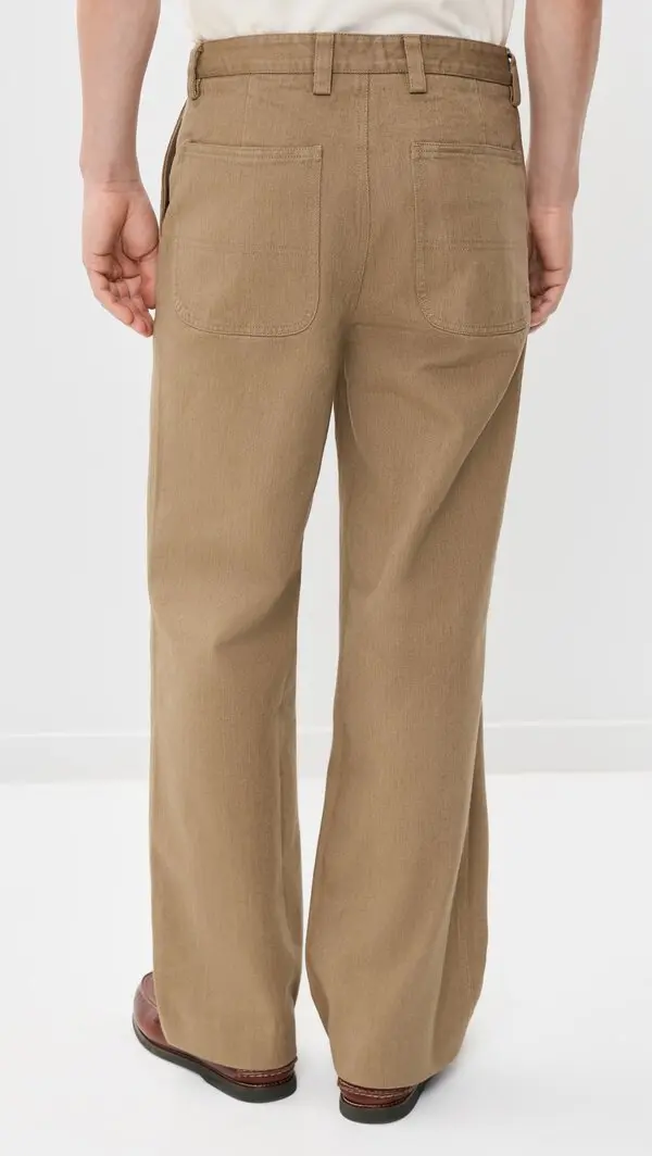 AARON LEVINE Sulphur Dyed Workwear Pants
