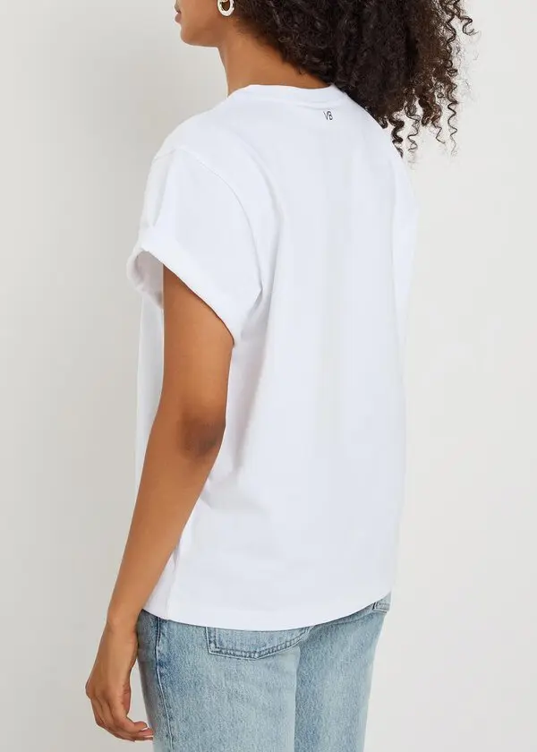 Victoria Beckham Tilly Organic Cotton T-shirt - White