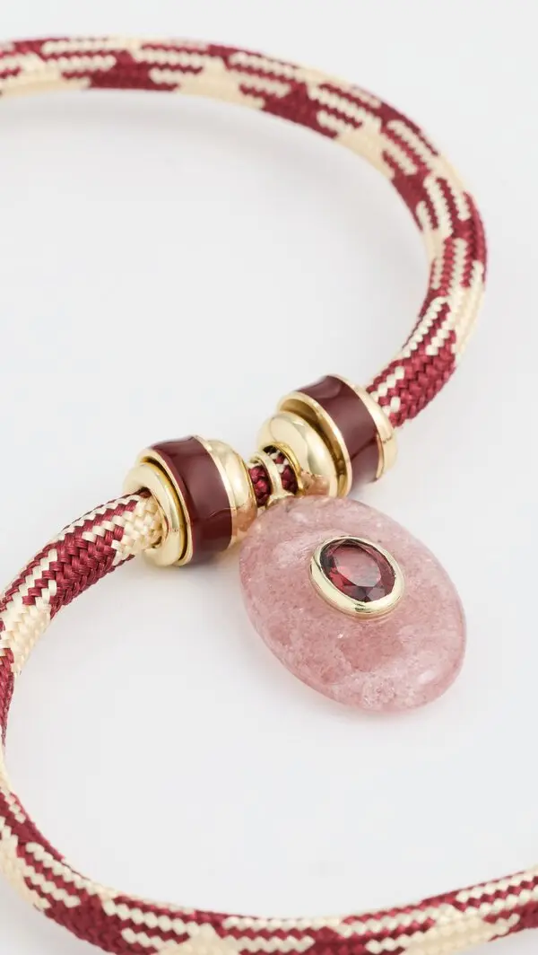 LACEY RYAN Ari Necklace With Moonstone And Garnet