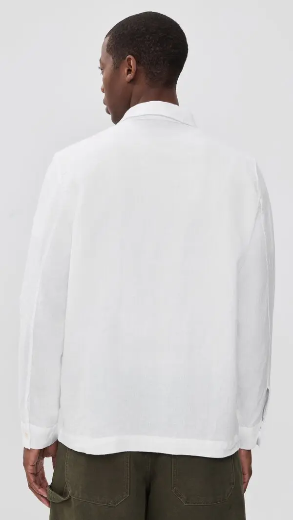 Vilebrequin Corentin Linen Solid Overshirt