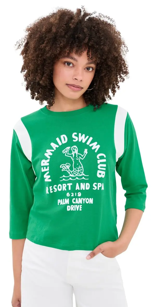 MOTHER The Better Half Insert Tee - Mermaid Swim Club