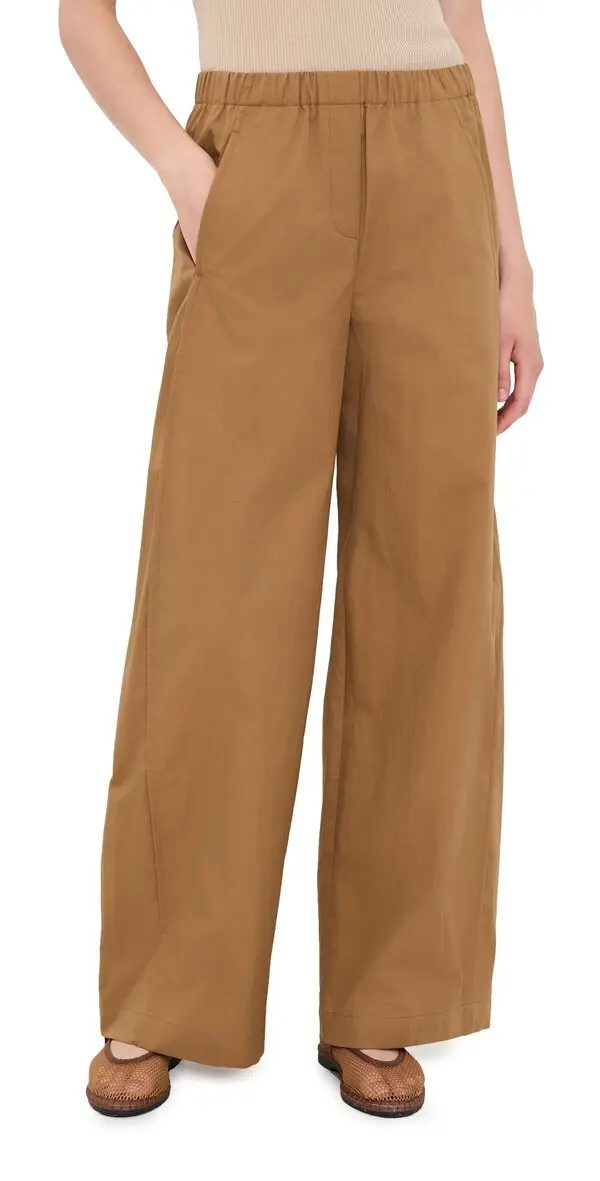 Theory Curved Parachute Pants - Bronze/q87