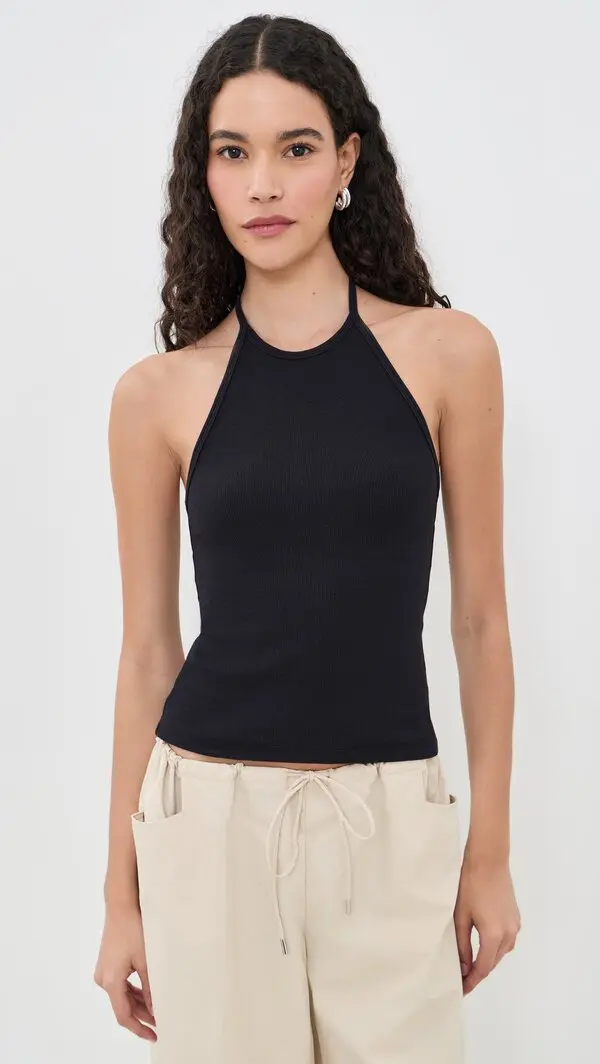 LA LIGNE High Neck Halter Tank