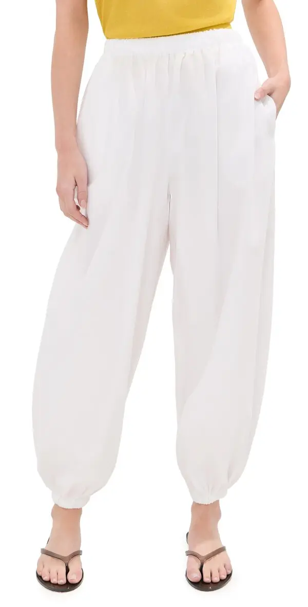 LE BOP Andi Balloon Pants - White