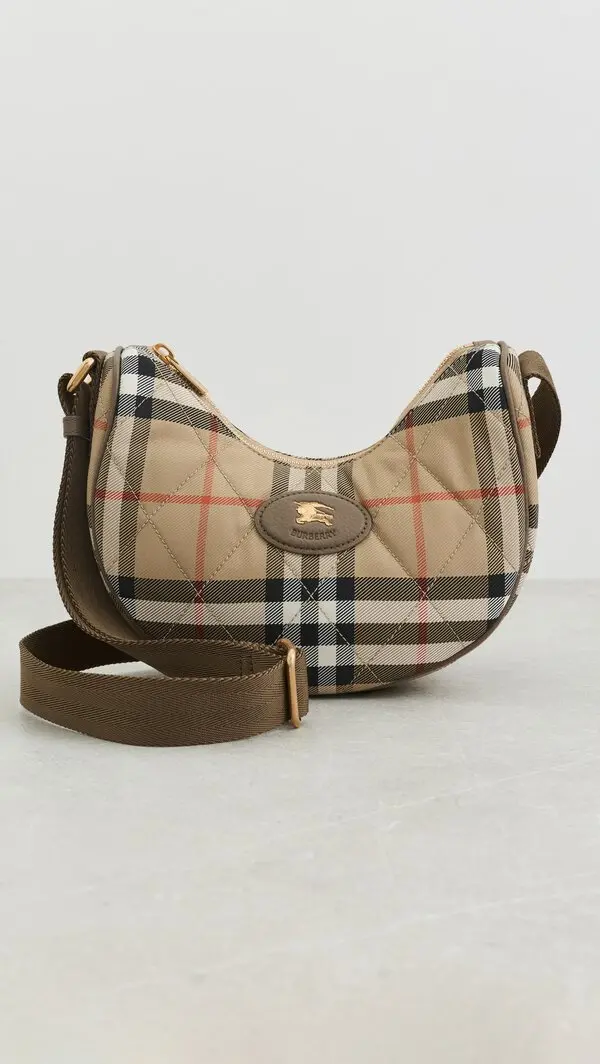 Burberry Horseshoe Crossbody Bag - Sand