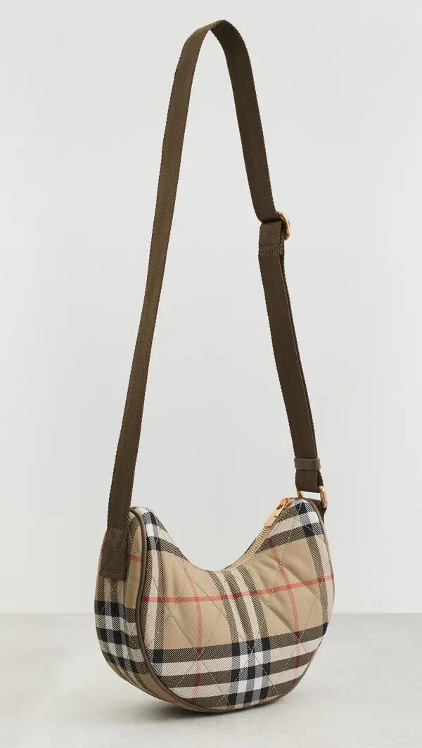Burberry Horseshoe Crossbody Bag - Sand