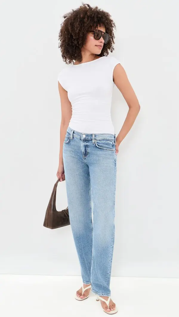 Good American Super Stretch Open Back Bodysuit