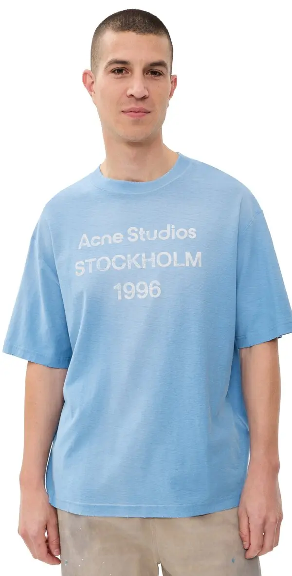 Acne Studios Exford U 1996 Tee - Cornflower Blue
