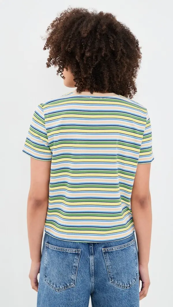 Joe's Jeans The Easy Tee Striped Cotton T-shirt