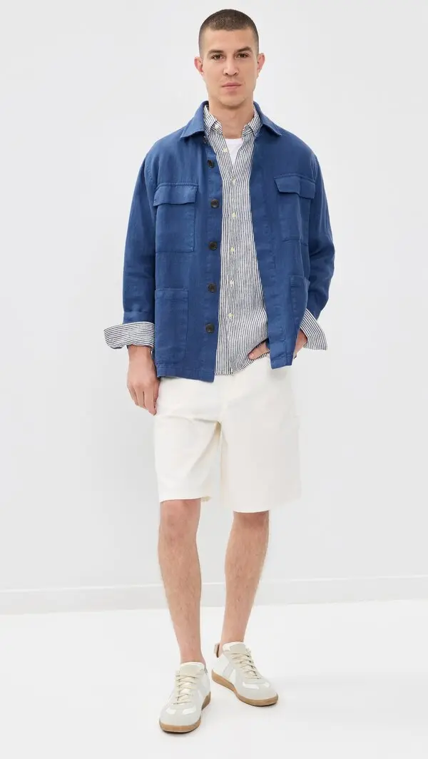 LES DEUX Carpenter Denim Shorts