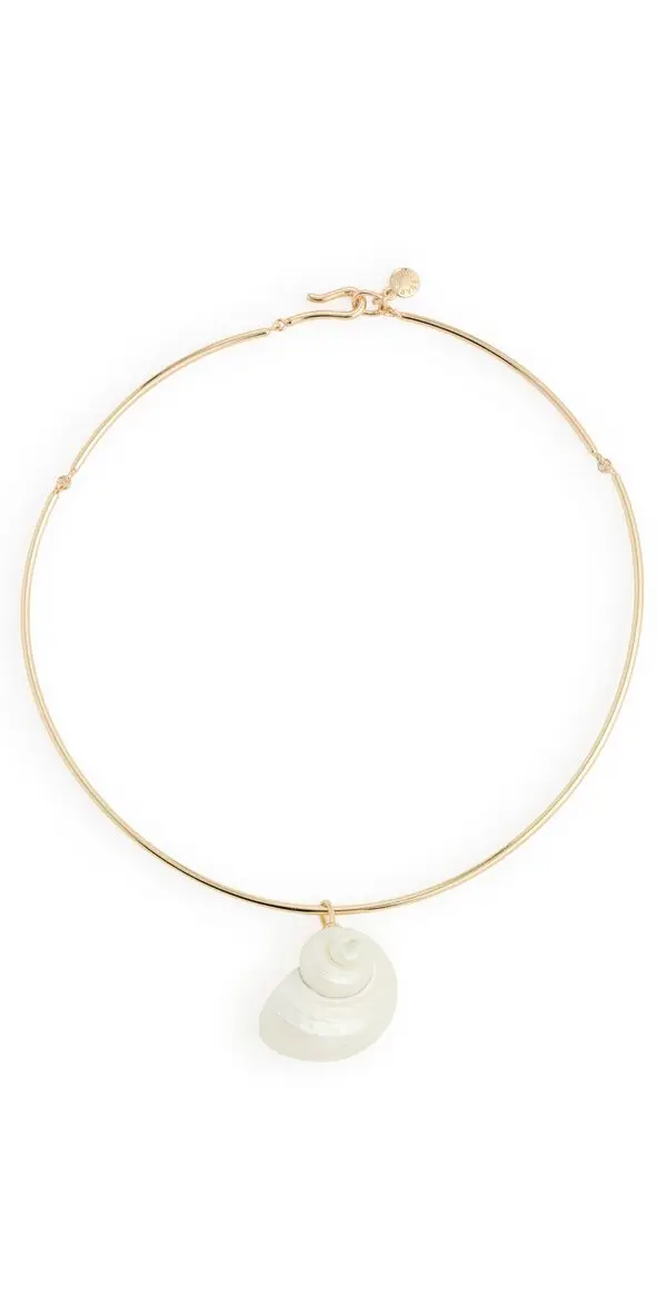 Baublebar Santana Shell Collar Necklace - Pearl