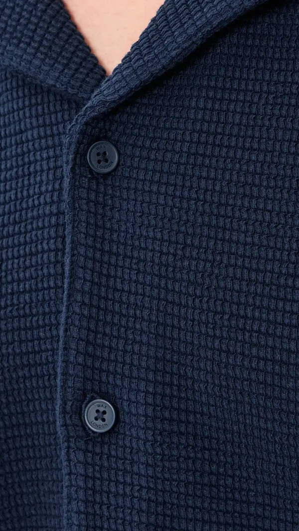 WAX LONDON Clayland Textured Interlock Shirt