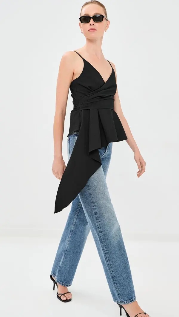 Veronica Beard Solange Asymmetrical Top
