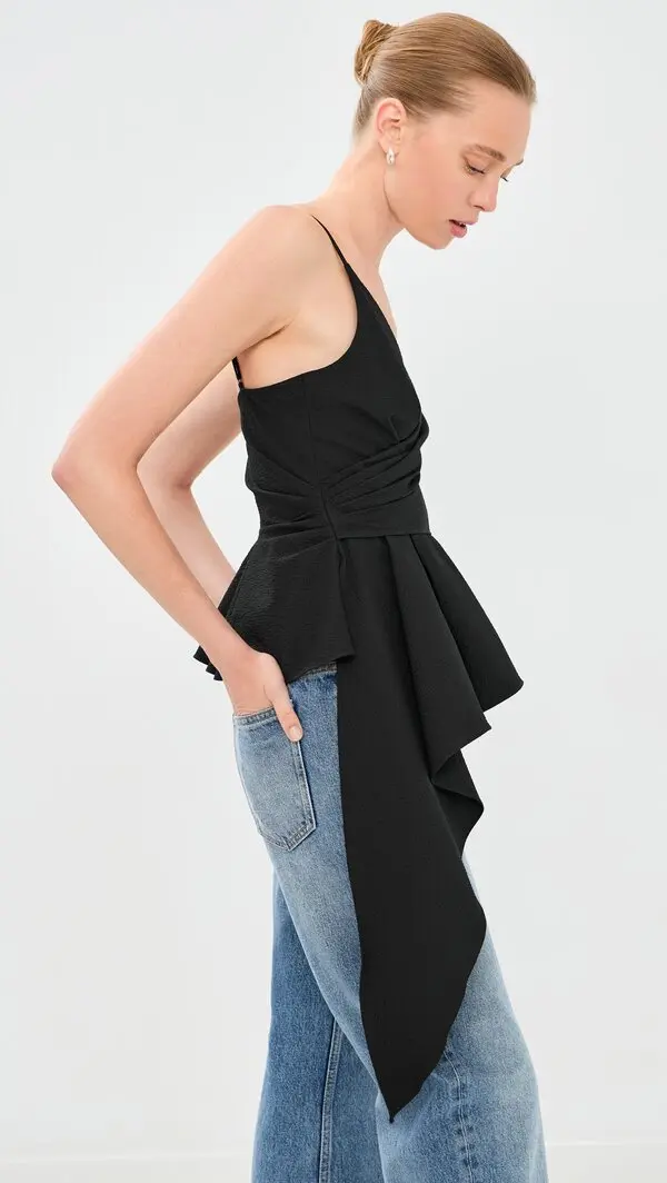 Veronica Beard Solange Asymmetrical Top