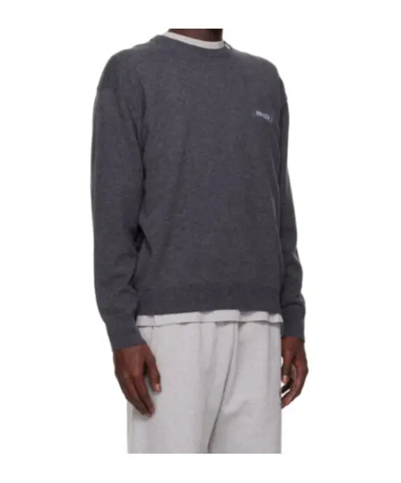 We11Done Logo Knit Pullover Sweater