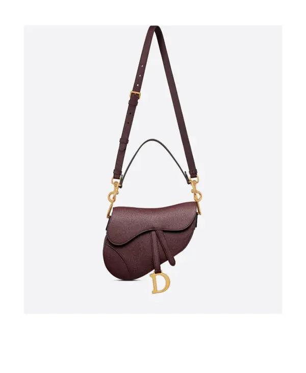 Dior Saddle Bag With Strap - Black