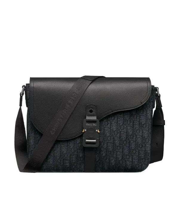 Dior Saddle Messenger Bag - Black