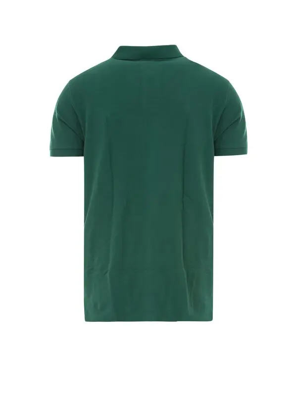 Polo Ralph Lauren Logo Embroidered Short-sleeved Polo Shirt - Green