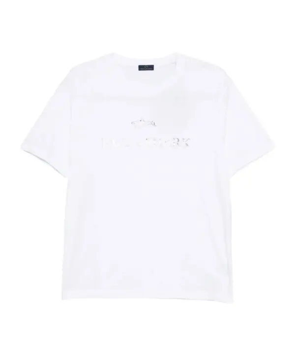 PAUL  SHARK Paul Shark Logo Print T-shirt