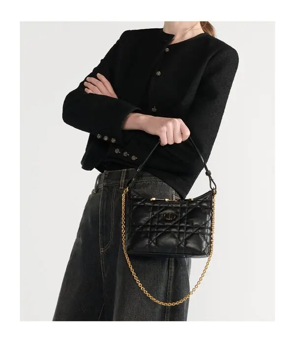 Dior Caro Ling Mini Bag With Chain