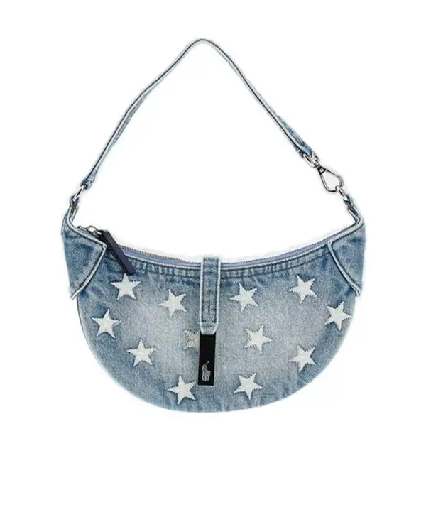 Polo Ralph Lauren Denim Star Mini Shoulder Bag - Blue
