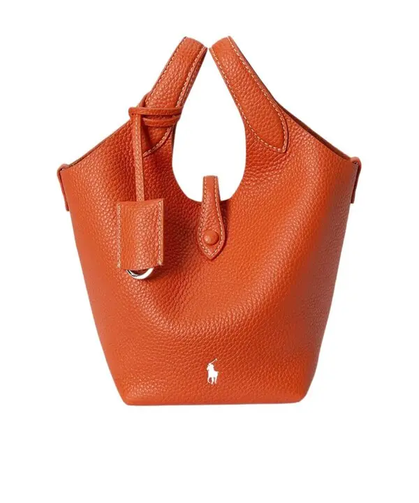 Polo Ralph Lauren Small Logo Detailed Tote Bag - Orange