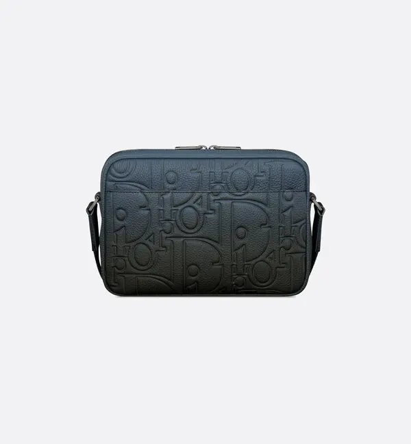 Dior Rider 2.0 Zipped Messenger Bag - Black