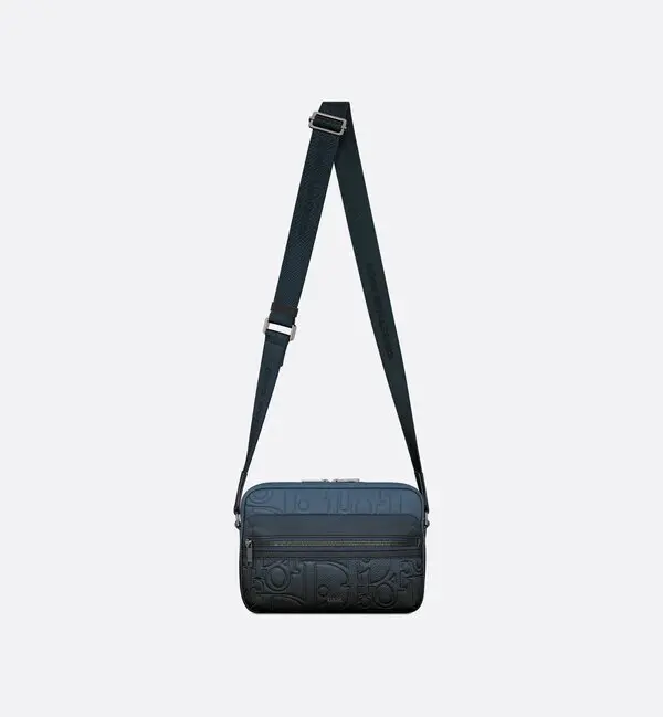 Dior Rider 2.0 Zipped Messenger Bag - Black