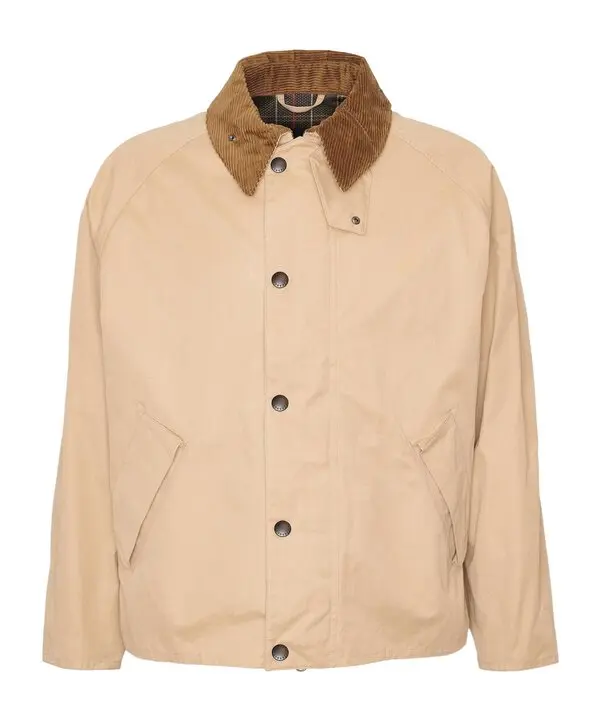 Barbour High-neck Long-sleeved Jacket With Contrast Collar - No