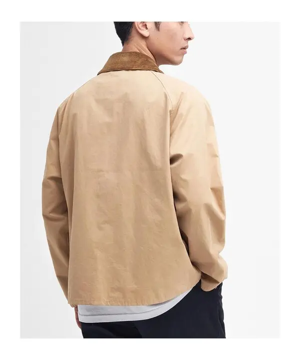 Barbour High-neck Long-sleeved Jacket With Contrast Collar