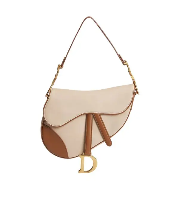 Dior Saddle Bag - Nude