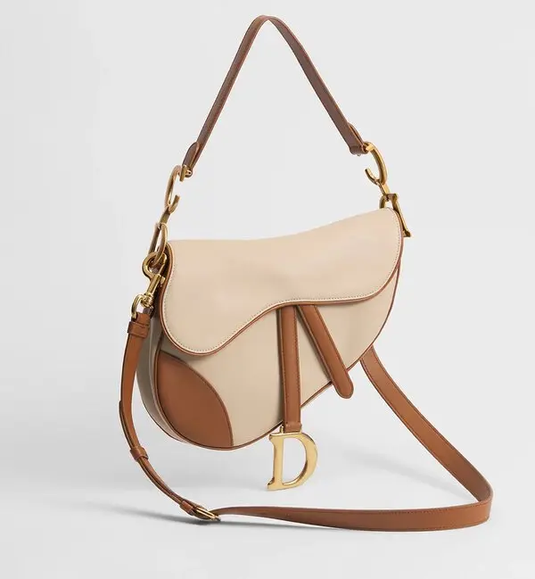 Dior Saddle Bag - Nude