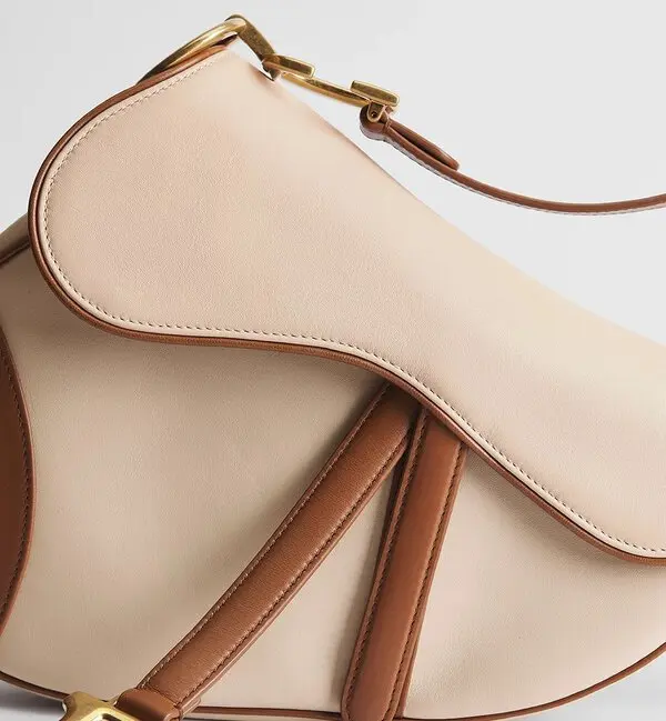 Dior Saddle Bag - Nude