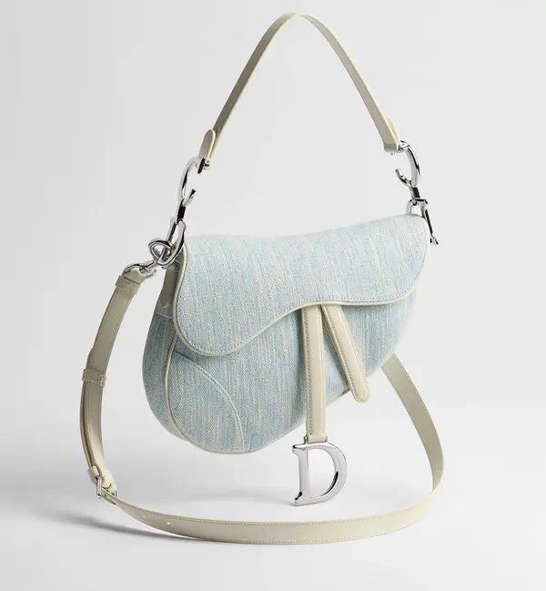 Dior Saddle Bag - Sky-blue