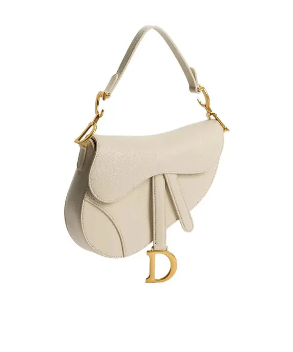 Dior Small Saddle Bag - Nude