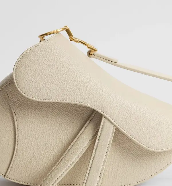Dior Small Saddle Bag - Nude
