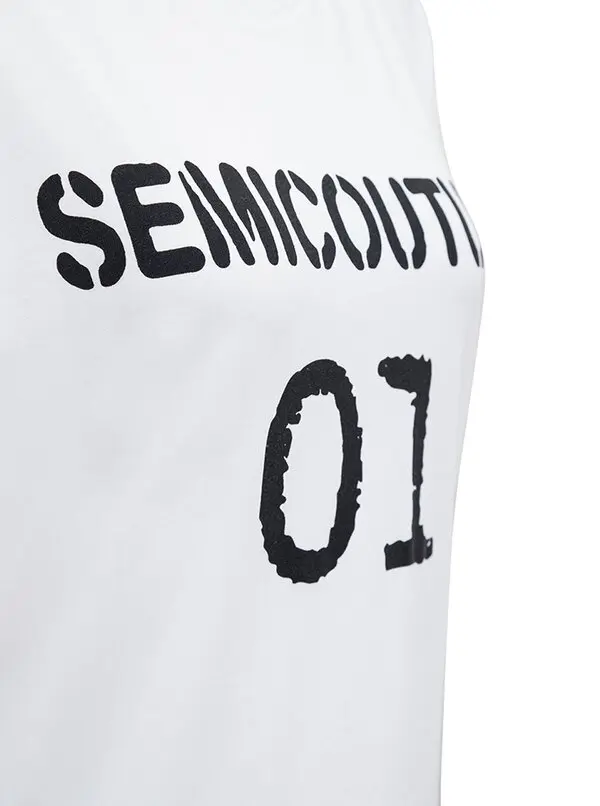 SEMICOUTURE Short Sleeve Printed T-shirt