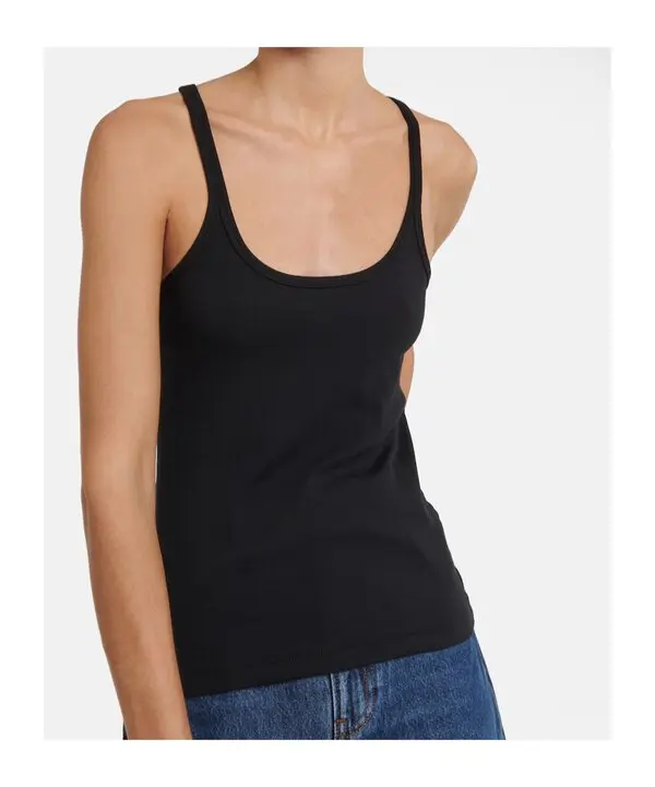 TOTEME Sleeveless Ribbed Tank Top