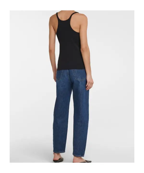TOTEME Sleeveless Ribbed Tank Top