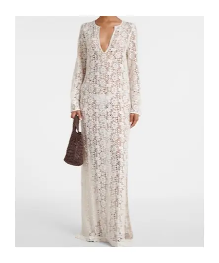 NILI LOTAN Lace Maxi Dress