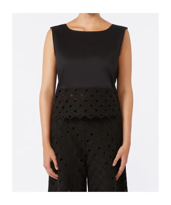 Max Mara Broderie Anglaise Top