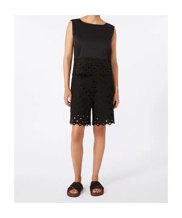 Max Mara Broderie Anglaise Top