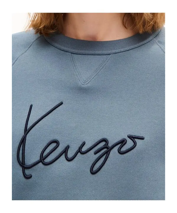 Kenzo Embroidered Cotton Sweatshirt