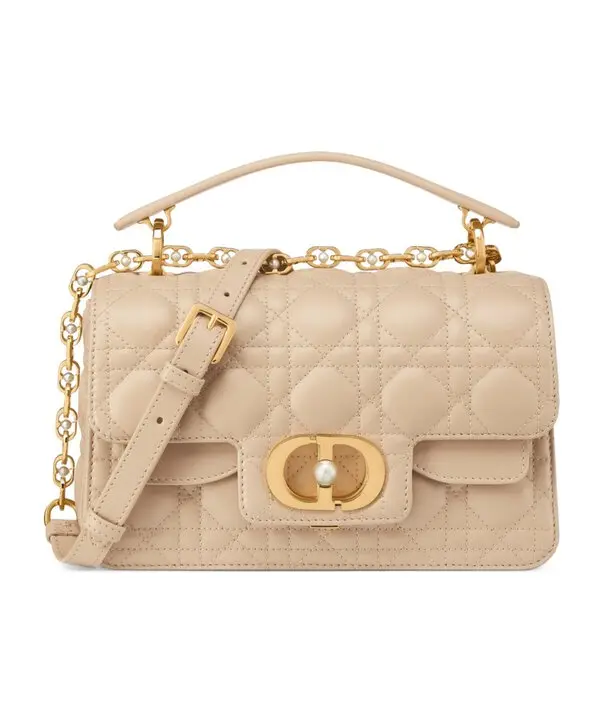 Dior Small Jolie Top Handle Bag - Nude