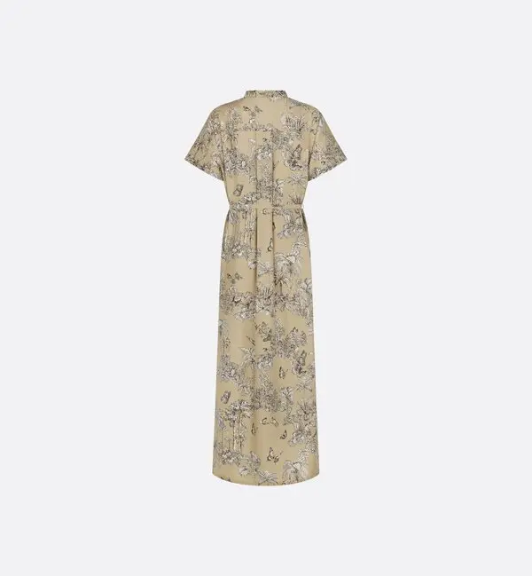 Dior Iviera Long Shirtdress With Graphic Pattern