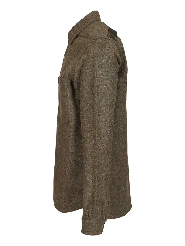 Rick Owens Long-sleeved Button-up Outershirt