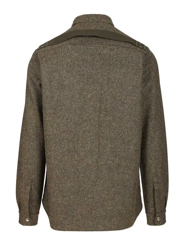 Rick Owens Long-sleeved Button-up Outershirt