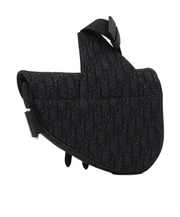 Dior Oblique Jacquard Saddle Bag