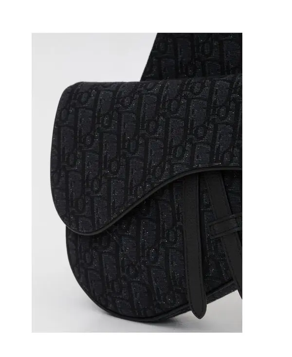 Dior Oblique Jacquard Saddle Bag