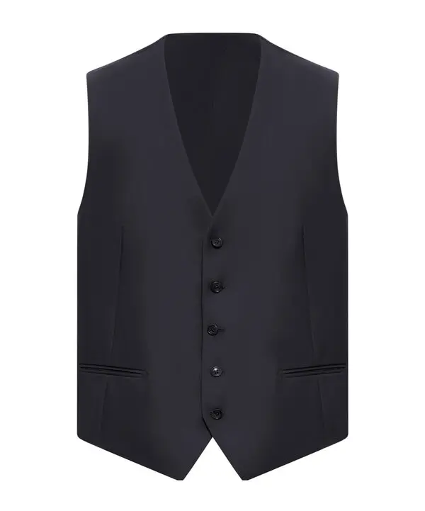 Tagliatore Long-sleeved Suit - Black